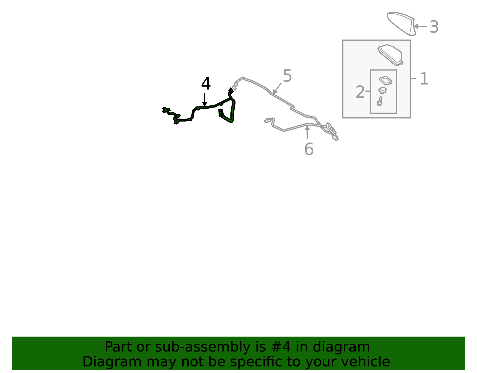 86101-04210 - 2020-2023 Toyota Tacoma - Antenna Cable | Discount Parts ...