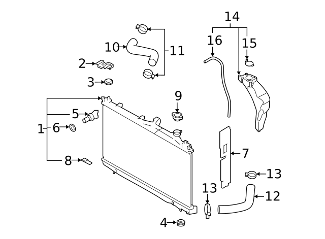 2019-2023 Subaru Forester Side Seal 45167SJ010 | Subaru Parts Store