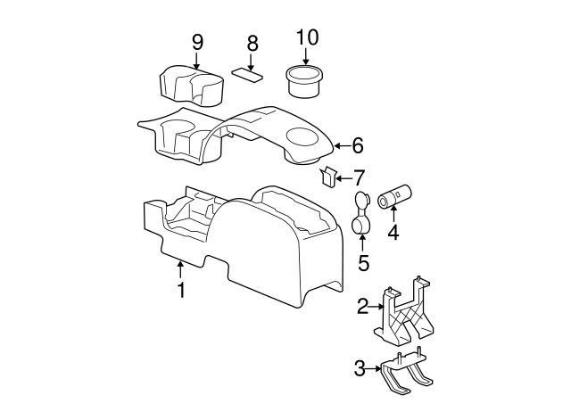 15821369 - Console 2006-2010 Chevrolet HHR | AutoNationParts.com