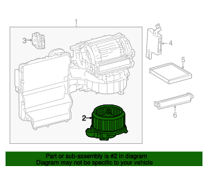 2005-2019 Toyota A/C Blower Motor w/ Fan Cage Avalon Camry Highlander ...