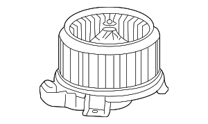 Genuine Toyota Blower Motor part# 87103-0E040 for 2005-2019 Toyota ...