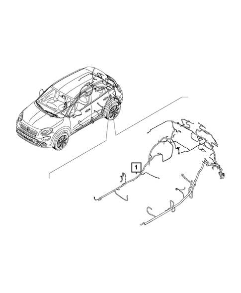 Wiring-Body and Accessories for 2016 Fiat 500X | Mopar Online Parts
