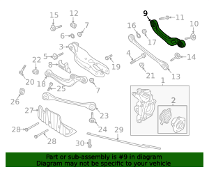 2019-2023 Audi Suspension Control Arm 4K0-505-397-A | OEM Parts Online