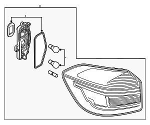 63219853373 - 2018-2021 BMW X3 Tail Lamp Assembly (63-21-9-853-373 ...
