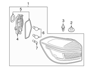 63-21-9-853-373 - Tail Light Assembly 2018-2021 BMW X3 ...