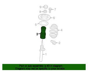 31336787104 - 2011-2018 BMW Dust Cover (31-33-6-787-104) | BMW of South ...