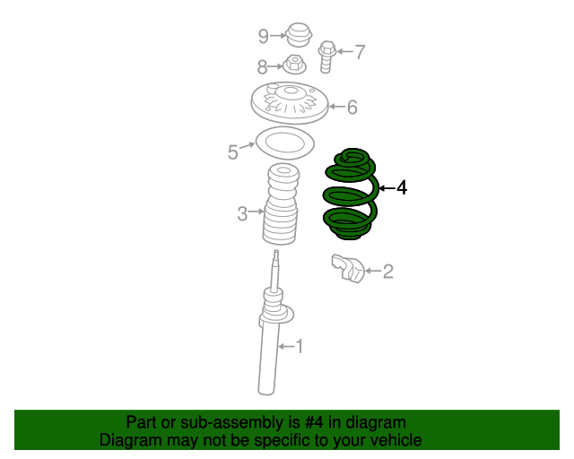 Genuine BMW 31-33-6-787-136 | Coil Spring | FREE Shipping on Most ...