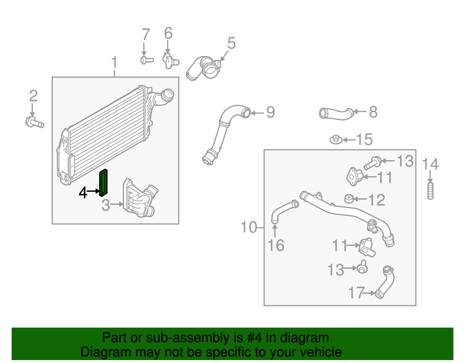 2010-2019 Ford Inter-Cooler Pipe Gasket AA5Z-9M436-A | OEM Parts Online