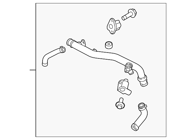 Genuine OEM Ford Part - Inter-Cooler Pipe BA5Z-6C646-A | Genuine OEM ...