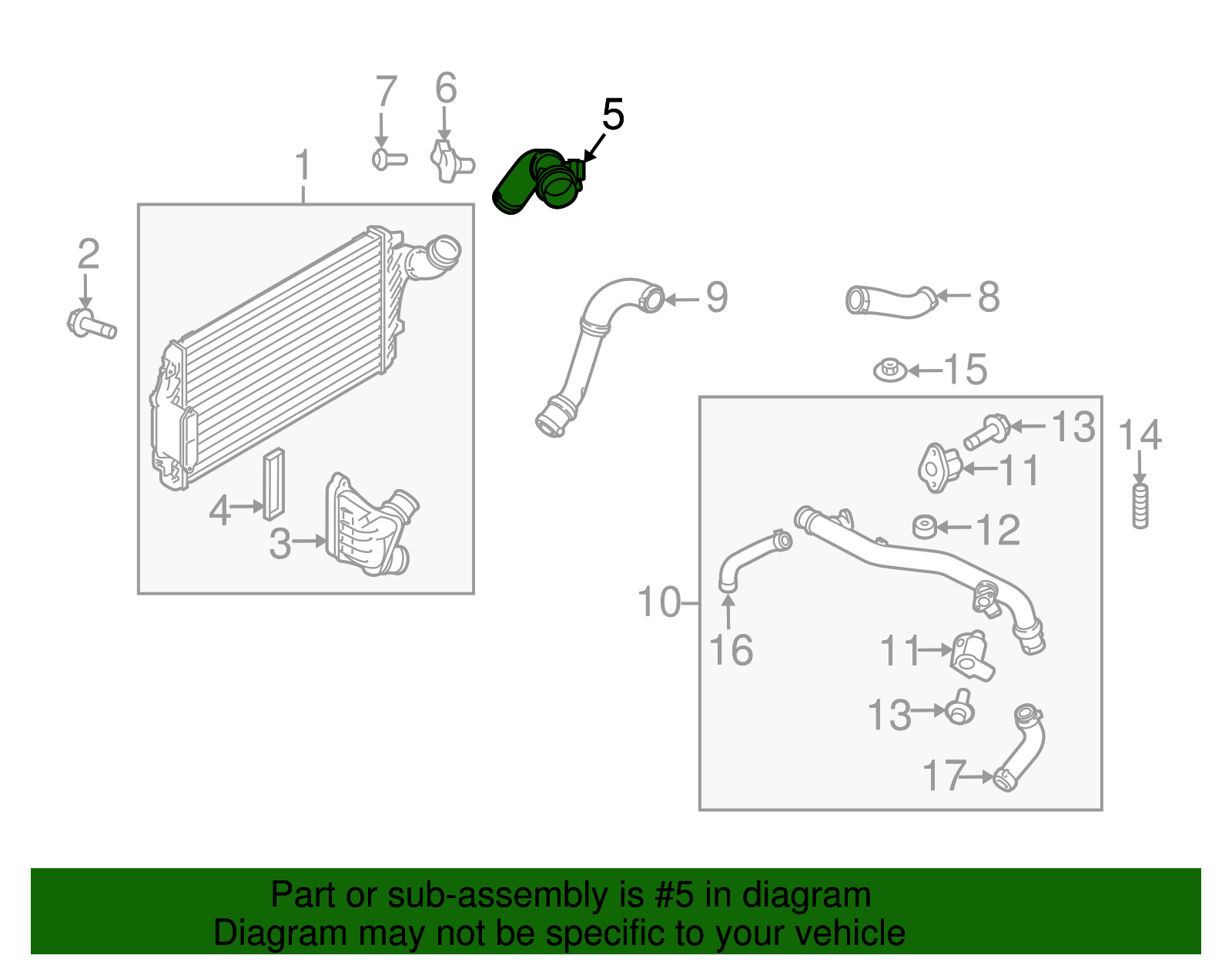 2010-2019 Ford Outlet Tube AA5Z-6F073-C | Awesome Parts