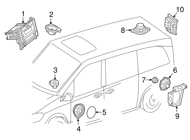 2016-2019 Mercedes-Benz Metris Display Unit 447-900-90-05 | Mercedes ...
