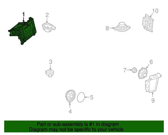 447-900-89-05 - Display Unit 2016-2019 Mercedes-Benz Metris | Mercedes ...