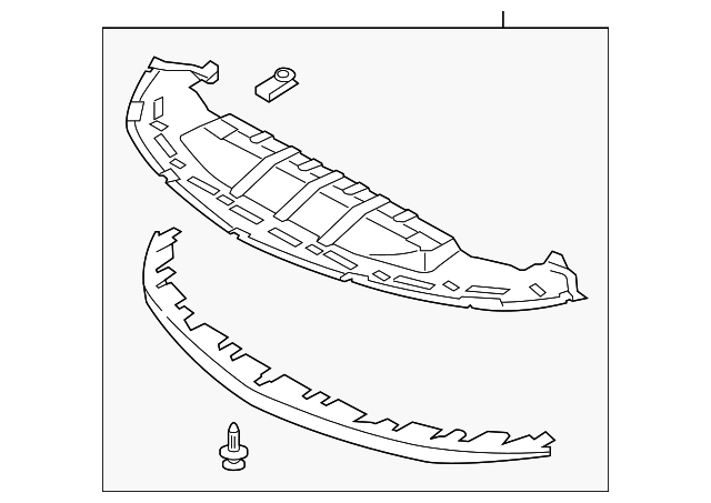 DA5Z-8327-A - Deflector - 2013-2016 Lincoln MKS | Lasco Auto Parts