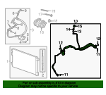 Heat Exchangers GM Genuine Parts 19433691 Air Conditioning Refrigerant ...