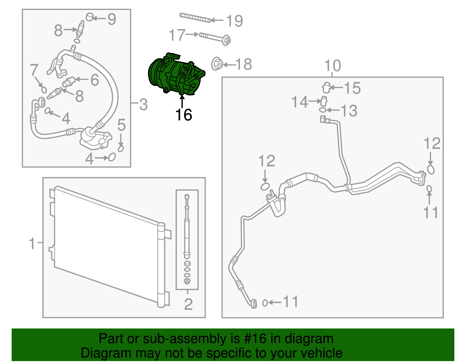 2017-2024 GM Compressor Kit 85739537 GM | GMPartsDirect.com