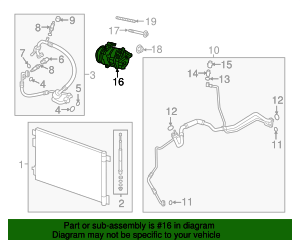 86792423 - Air Conditioning Compressor Kit 2020-2023 GMC Acadia ...