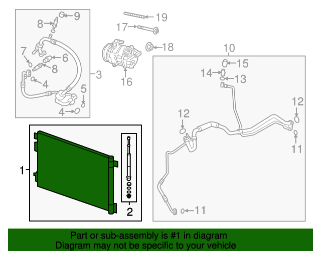 85557762 - Air Conditioning Condenser AutoNationParts.com
