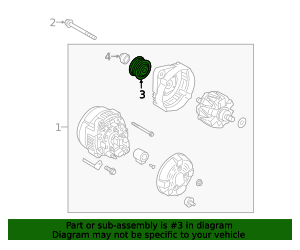 37321-2GPD0 - Alternator Pulley - 2019-2023 Hyundai | OEM Hyundai Parts ...