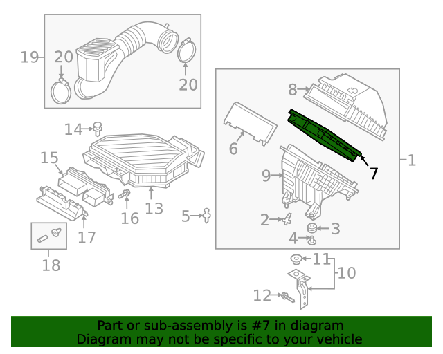 Genuine Air Filter for 2016-2021 Hyundai Tucson | Part# 28113-D3300 ...