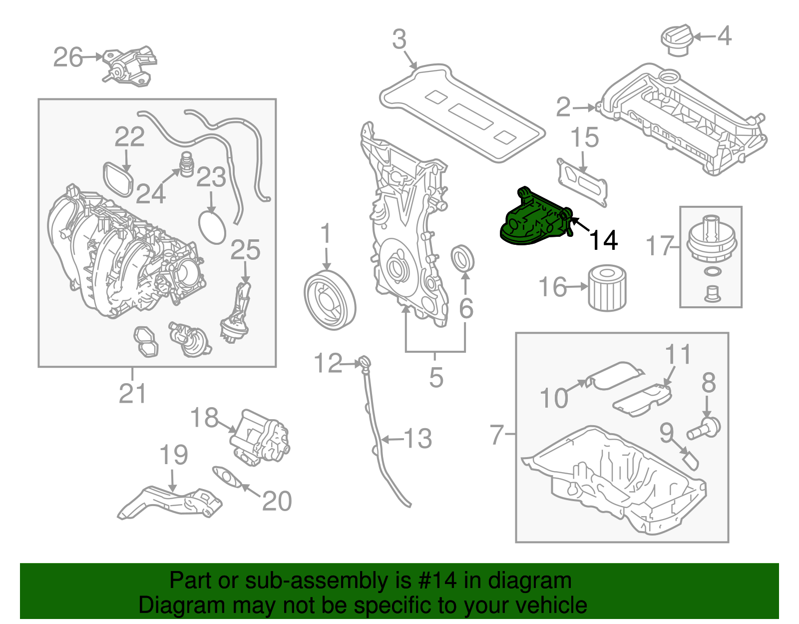 2005-2010 Ford | Engine Oil Filter Adapter | 1S7Z-6881-BA | Walls' Ford ...