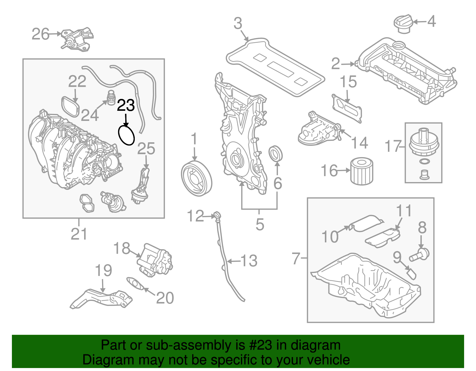 Genuine OEM Ford Part - Engine Intake Manifold Gasket 1S7Z-9J469-AA ...