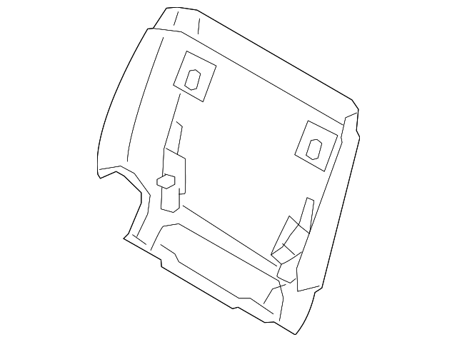 52107409615 - 2016-2022 BMW Seat Back Panel (52-10-7-409-615) | BMW of ...