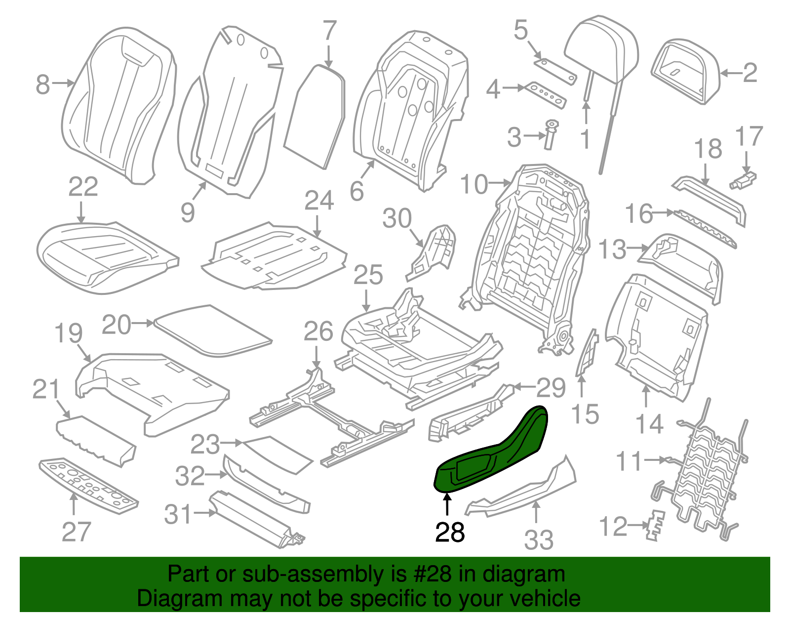 2016-2023 BMW Finish Panel 52-10-7-405-730 | BMW Parts World