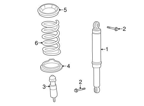 Shocks & Struts for 2008 Saturn Vue | GMPartsDirect.com