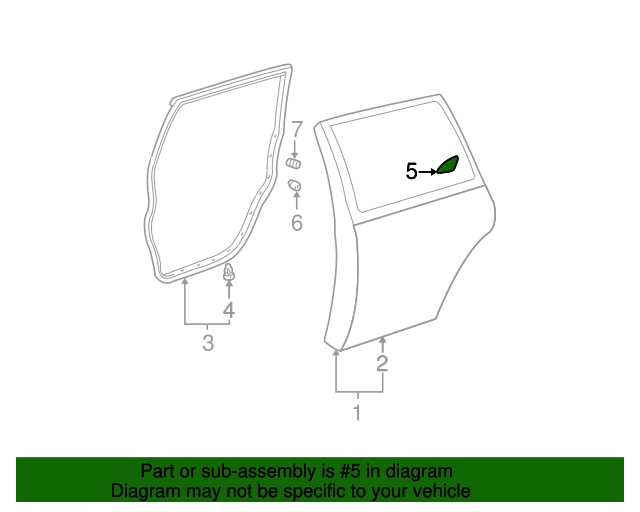 2001-2007 Toyota Highlander Stone Guard 75996-48010 | Toyota Parts Center