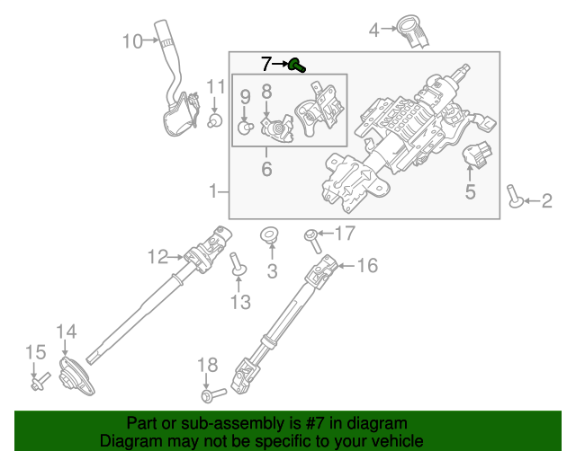 2015-2020 Ford Shift Plate Screw W790181S900 | TascaParts.com