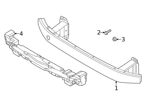 Bumper & Components - Front for 2022 Genesis GV80 | OEM Parts Online