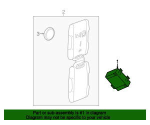 13523298 - Remote Control Door Lock Receiver 2014-2023 GM ...