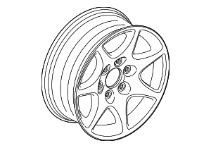 GM Parts | 22 Wheel, 6-Split Spoke, Chrome - (84346103) | GM Parts Store