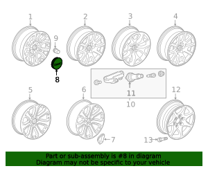 Genuine OEM GM Part - Wheel Cap 2014-2023 GMC 20941995 - Parts ...
