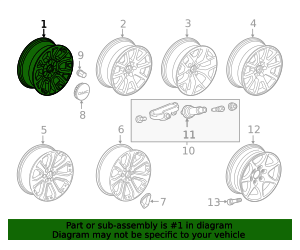 2015-2020 GMC Wheel 20937770 | QuirkParts