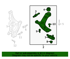 54501-P2000 - Lower Control Arm 2021-2025 Kia Sorento | Kia.Parts Store