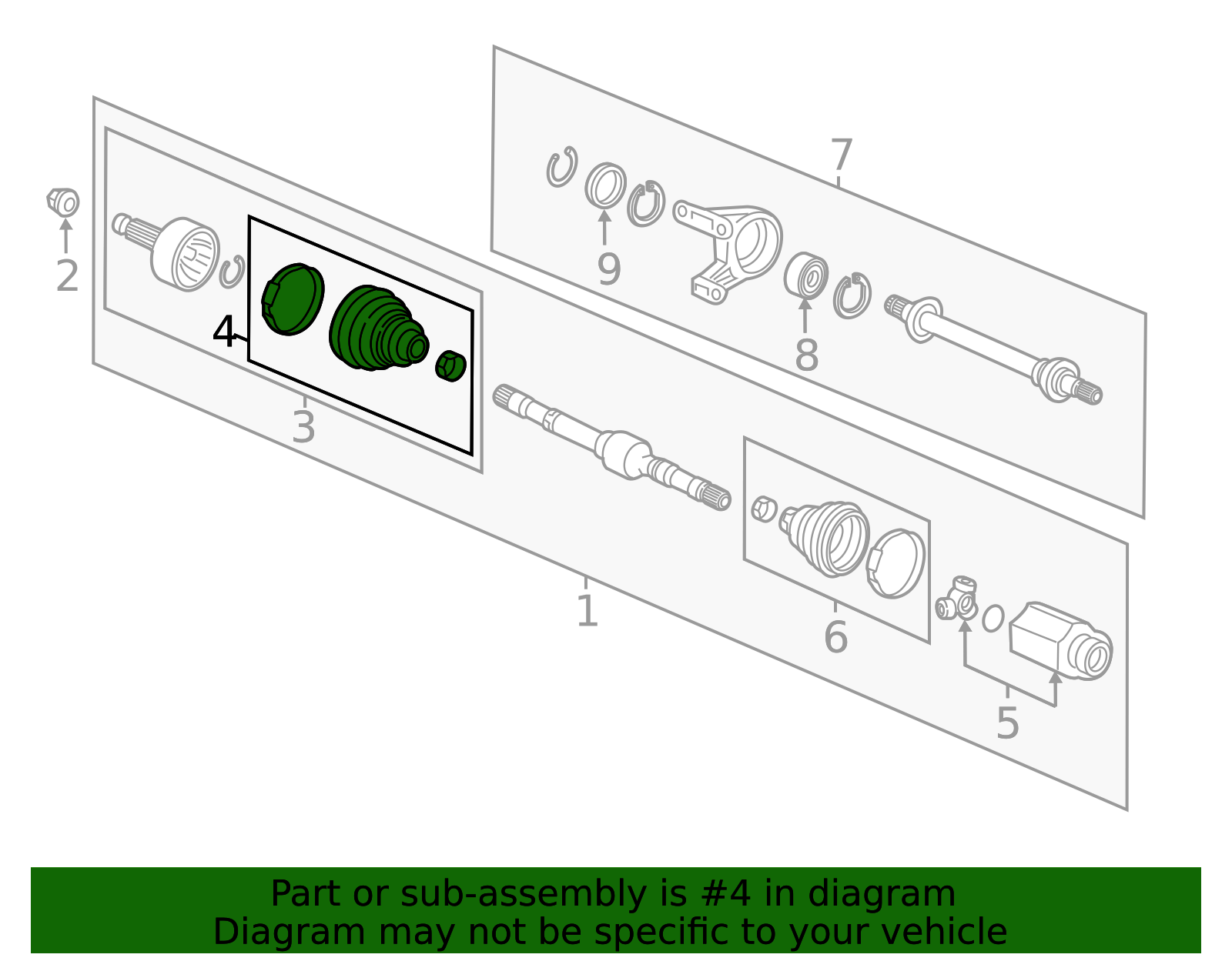 44018-TBC-A50 - Outer Boot 2016-2021 Honda Civic | Honda Parts Online