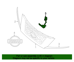 284F1-3KA0A | Nissan Camera Assy-Front View - Genuine OEM | 284F13KA0A ...