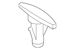 2013-2019 Mazda Rear Weather-Strip Clip KD45-58-762 | RealMazdaParts.com