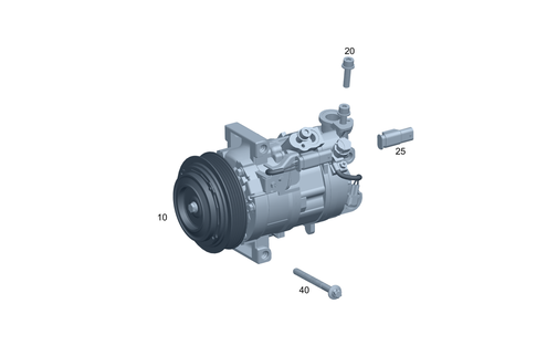 Refrigerant Compressor for 2024 Mercedes-Benz GLA 250 | Mercedes-Benz ...