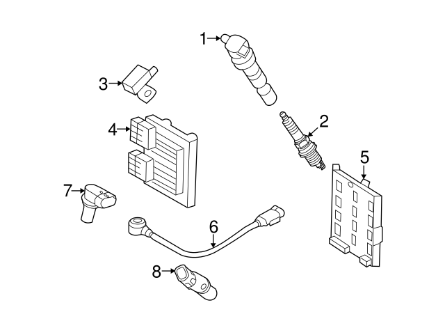 39310-3C100 - Engine Crankshaft Position Sensor 2006-2014 Kia | Kia ...