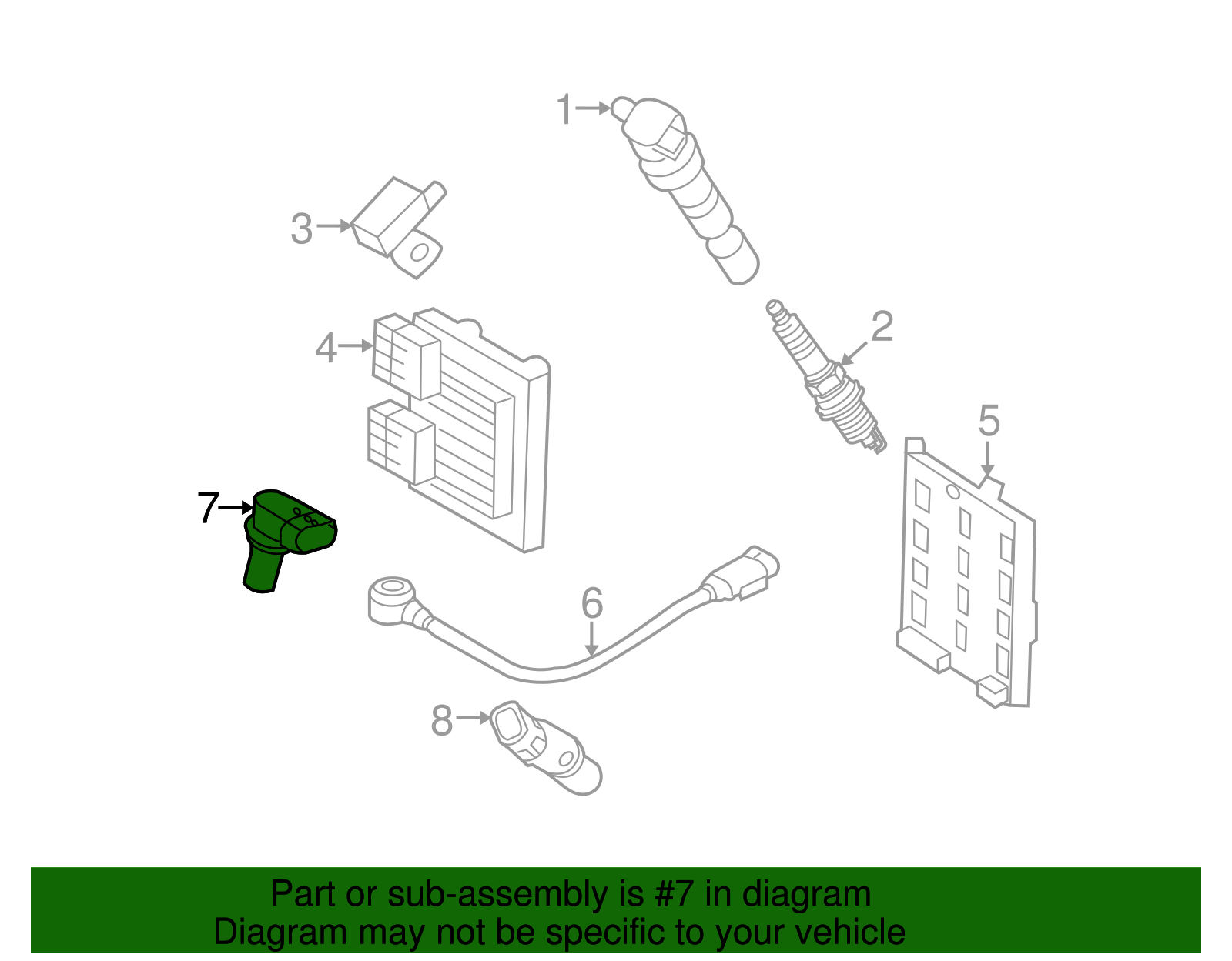 39318-3C100 - Camshaft Sensor 2006-2016 Kia | Kia.Parts