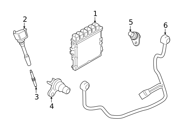 13628623437 - Engine Crankshaft Position Sensor - 2009-2024 BMW | BMW ...