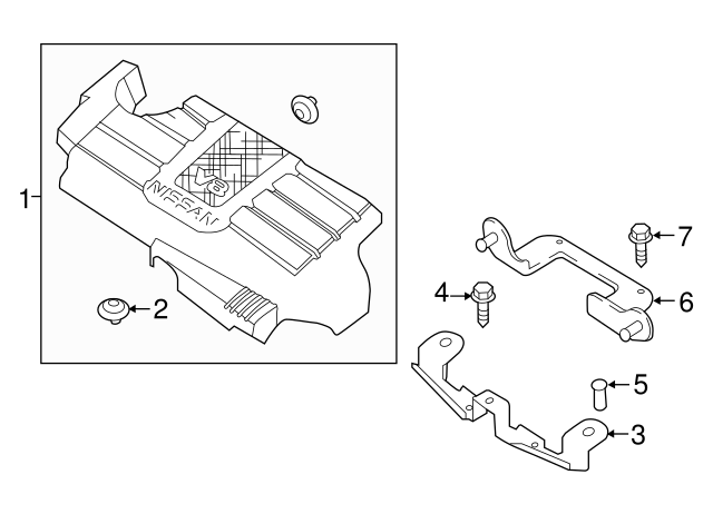 2002-2024 Nissan Air Cleaner Body Rubber Mount 16557-8J000 | OEM Parts ...