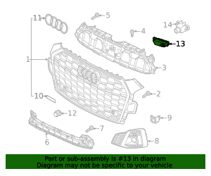 2020-2024 Audi Mount Bracket 8W6-807-349-A | OEM Parts Online