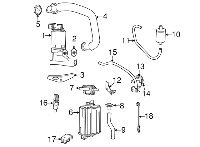 2004-2007 Mopar Oxygen Sensor 56028994AB | TascaParts.com