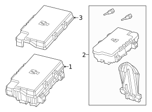 2019-2021 Ram Fuse & Relay Box 68437288AB | TascaParts.com