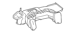 55870-0R030 - Center Duct 2013-2018 Toyota RAV4 | Group 1 Auto Parts