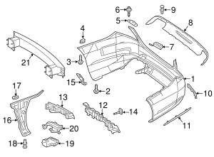 2014-2020 Mercedes-Benz Reflector Panel 222-820-03-74 | AutoNationParts.com
