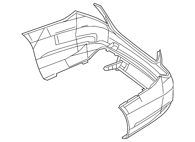 222-885-04-25-9999 - Bumper Cover 2015-2017 Mercedes-Benz S 600 ...